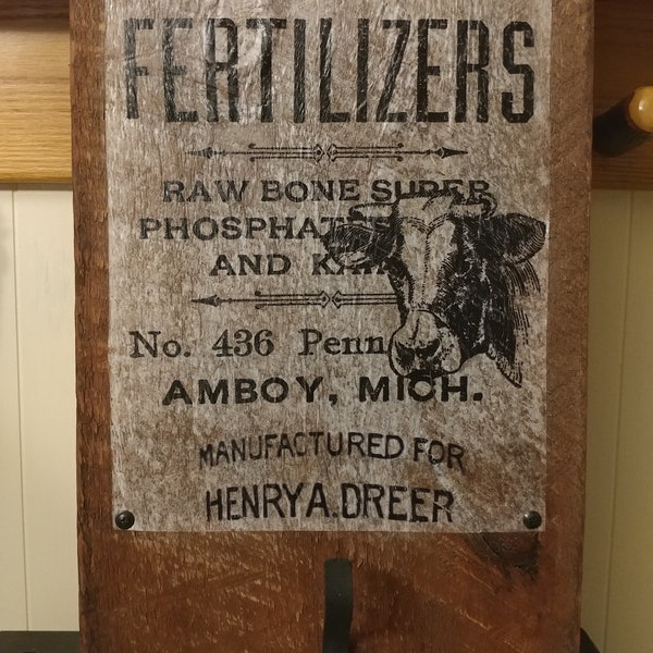 Fertilizer Sign - Etsy