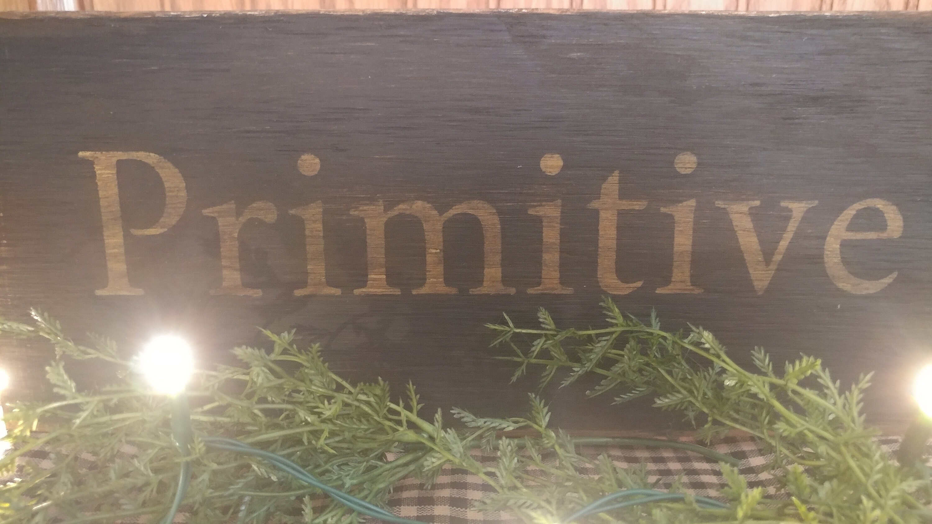 Primitive Wood Shelf Sitter Sign' Tuck, Distressed, Black - Etsy