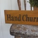 Primitive Wood Sign, Hand Churned Butter, Rustic - Etsy
