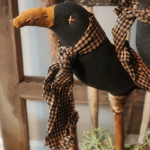 Primitive Crows on Stick - Etsy