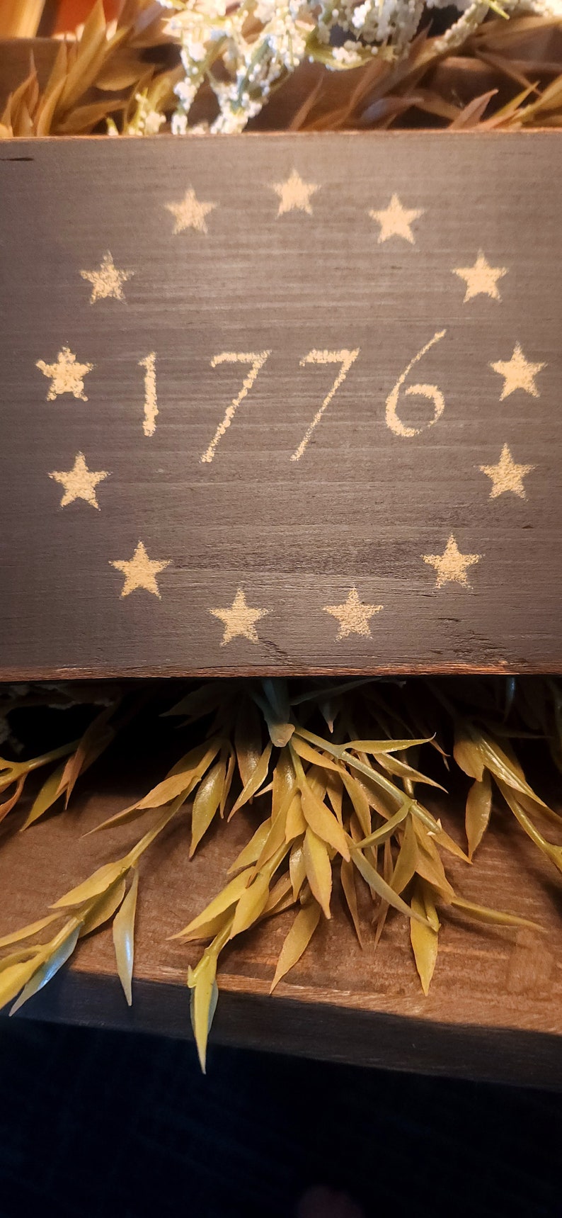 Primitive Colonial 1776 Wood Sign, Tuck, Tier Tray Decor - Etsy