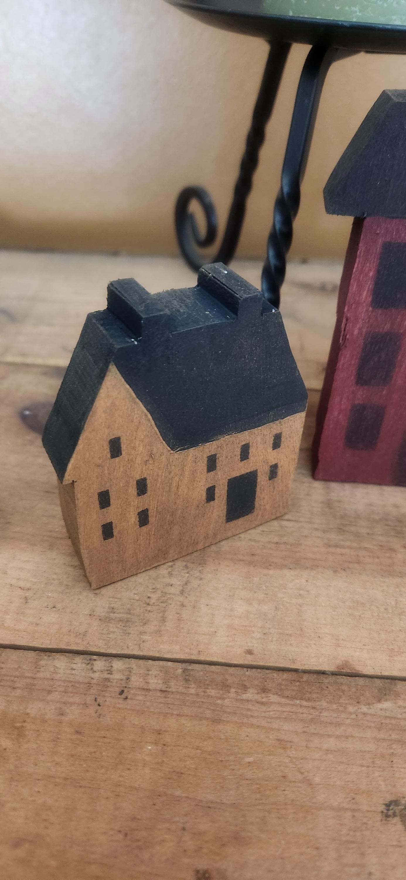 Primitive Saltbox Houses: Mini Tier Tray Decor, Set of 3 - Etsy