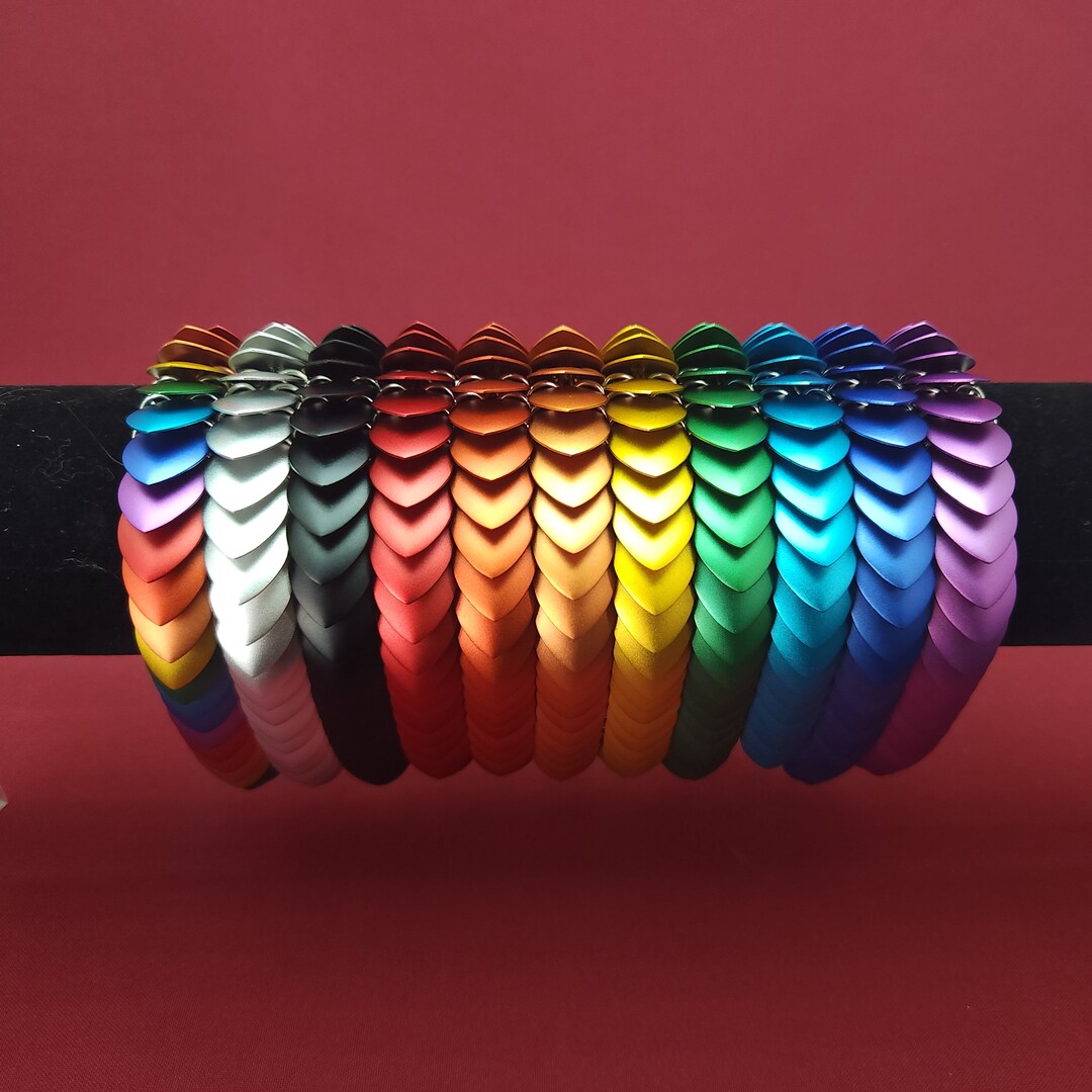 Dragonscale Bracelets - 12 Colors - Etsy