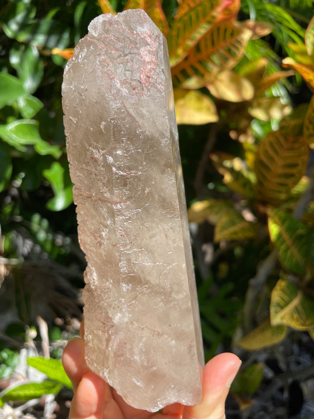 Hydrothermal Etched Citrine With Pink Hematite Staining - Etsy