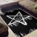 Inverted Melting Satanic Pentagram Area Rug Original Best Seller ...