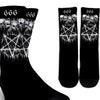 2 Satanic Pentagram Drip 666 Socks-satanic Baphomet Socks-satanic ...