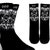 2 Satanic Pentagram Drip 666 Socks-satanic Baphomet Socks-satanic ...