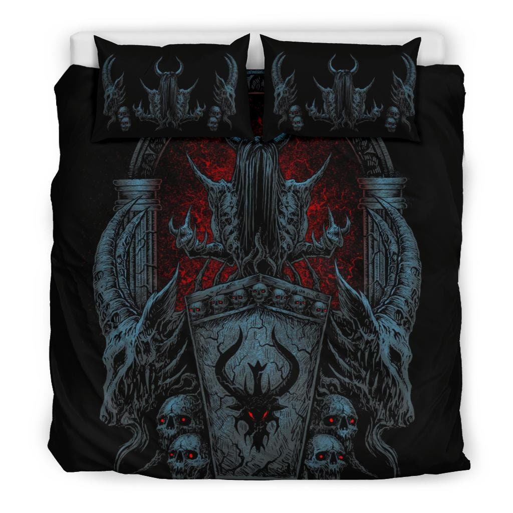 Gothic Satanic Skull Demon Shrine Gothic Satanic Color Version - Etsy