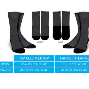 Skull Satanic Pentagram Crew Socks-pentagram Socks-satanic Socks ...