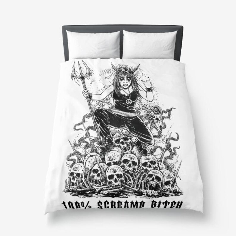 Heavy Metal Room Decor-heavy Metal Wall Decor-skull Pentagram Heavy ...