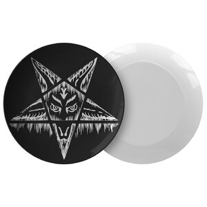 Satanic Pentagram Drip Plate the Ultimate Bachelor Gift-satanic Home ...
