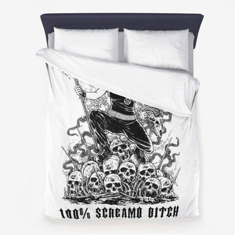 Heavy Metal Room Decor-heavy Metal Wall Decor-skull Pentagram Heavy ...