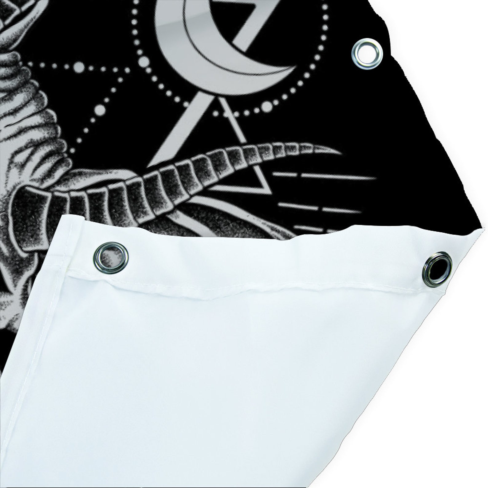 Gothic Occult Black Cat Unique Sphinx Style Awesome Demon White Eye ...