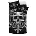 Skull Inverted Cross Dagger 3 Piece Duvet Set-inverted Cross - Etsy