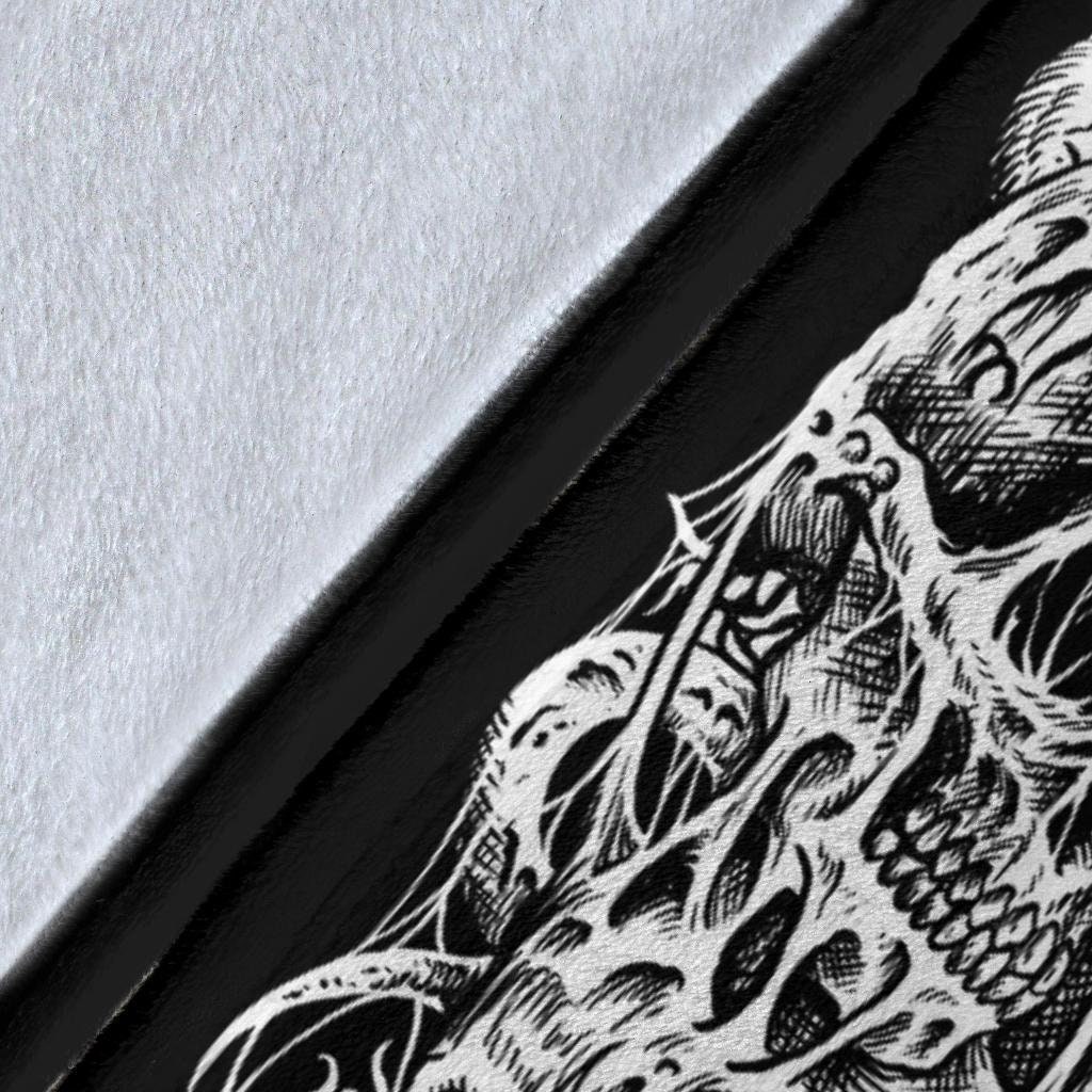 Skull Demon Horn With Headless Skeleton Blanket-Skull Skeleton | Etsy