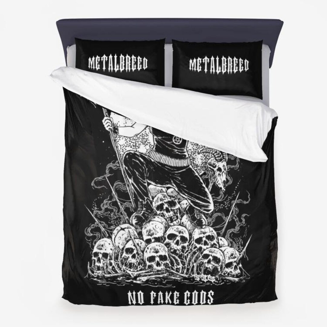 Heavy Metal Room Decor-skull Pentagram Black Metal Death Metal - Etsy