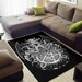 Inverted Pentagram Demon Octopus Area Rug-pentagram Rug-skull Pentagram ...