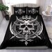 Skull Inverted Cross Dagger 3 Piece Duvet Set-inverted Cross - Etsy