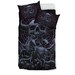 Monster Size Demon Horn Skull Skeleton 3 Piece Duvet Set Night Blue ...