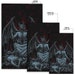 Skull Skeleton Satanic Bat Wing Demon God Area Rug Color - Etsy