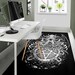 Inverted Pentagram Demon Octopus Area Rug-pentagram Rug-skull Pentagram ...