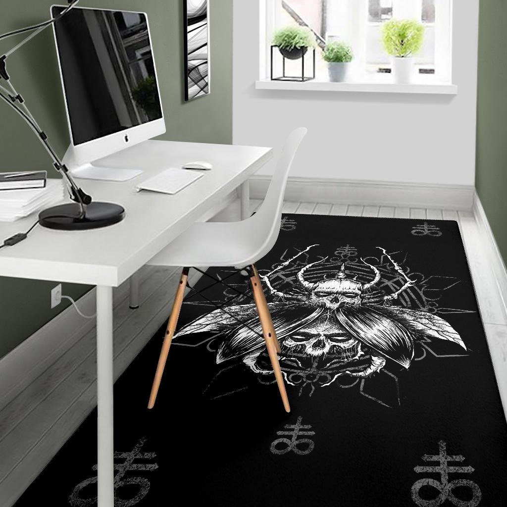 Skull Satanic Fly Area Rug-satanic Rugs-skull Rugs-goth Skull | Etsy