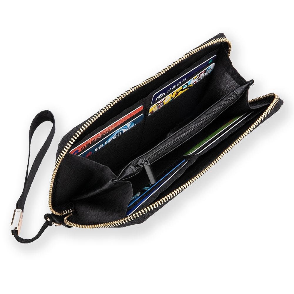 Skull Glowing Demon Eye Serpent Long PU Wallet With Credit | Etsy