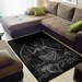 Skull Skeleton Satanic Bat Wing Demon God Area Rug Dark Version-satanic ...
