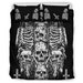 Satanic Skull Inverted Cross 3 Piece Duvet Set-skull Inverted - Etsy