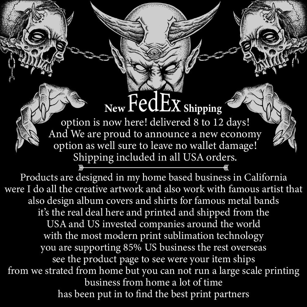 Skull Hooded Demon Impaled Coffin Shrine Blanket Black And | Etsy