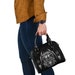 Skull Satanic Demon Goat Satanic Pentagram Serpent Handbag Purse ...