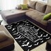 Bat Skull Skeleton Coffin Shrine Area Rug-coffin Rug-skull - Etsy