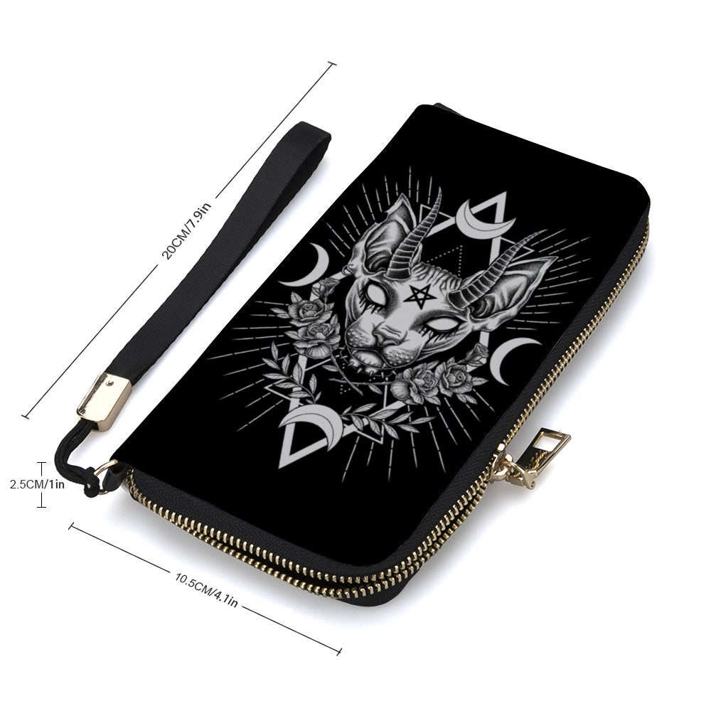 Gothic Occult Black Cat Unique Sphinx Style Awesome Demonic - Etsy