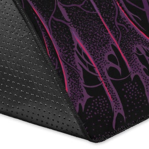 Skull Skeleton Chain Wicked Bat Shroud Area Rug Awesome Glowing Purple ...