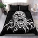 Skull Molted Zombie Claw 3 Piece Duvet Set-skull Zombie Bedding-skull ...