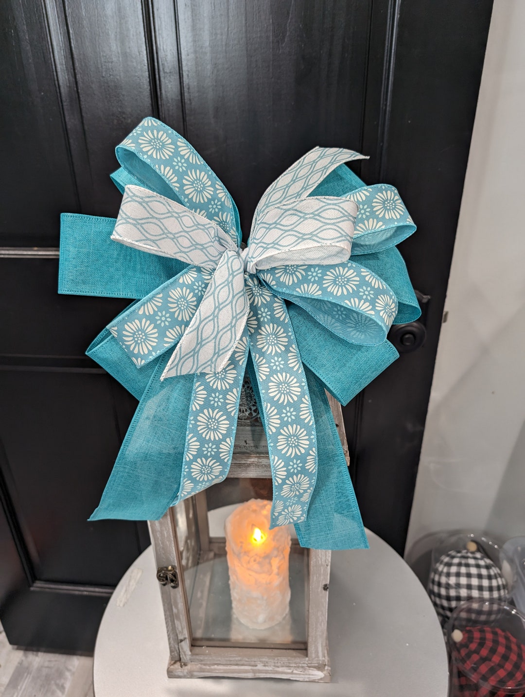 Spring Bow, Summer Bow, Lantern Bow, Porch Light Bow, Basket Bow ...