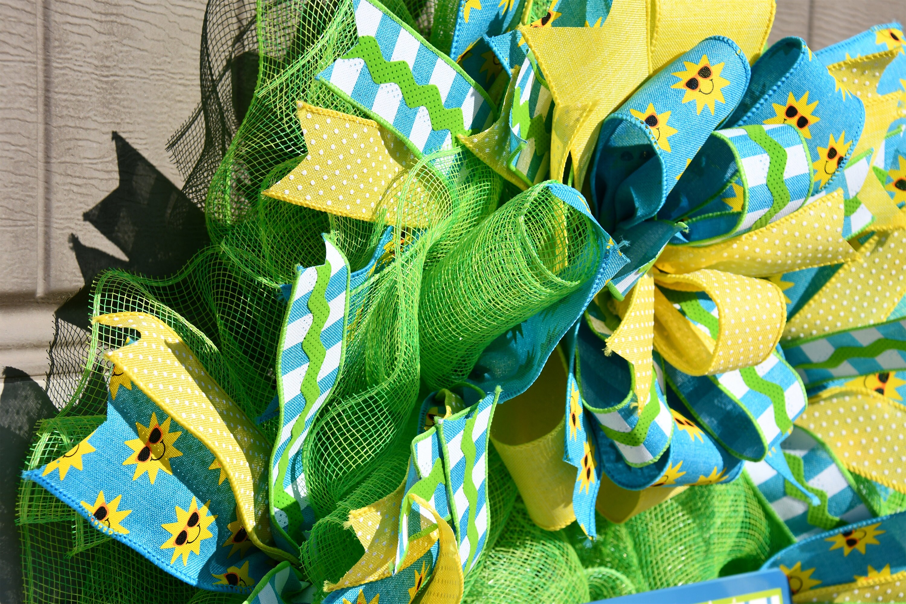 Summer Sun Wreath Summer Front Door Wreath Beach Summer | Etsy