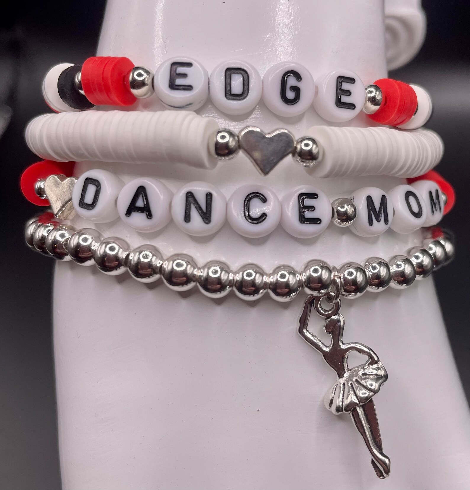 Custom Dance Mom Bracelet | Personalized Dance Bead Bracelet ...