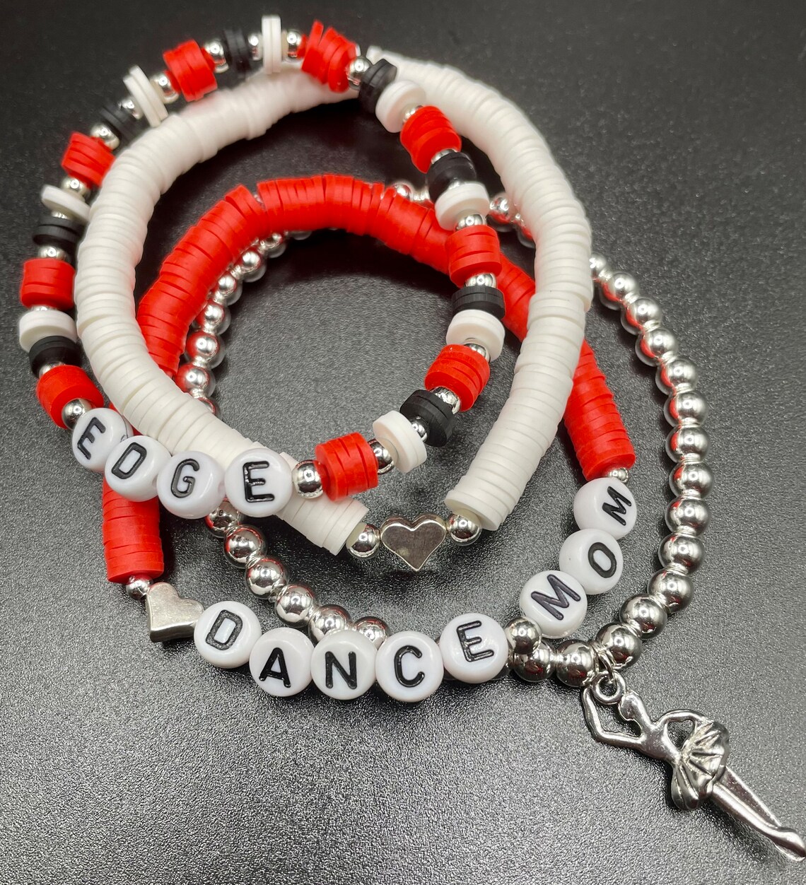 Custom Dance Mom Bracelet | Personalized Dance Bead Bracelet ...