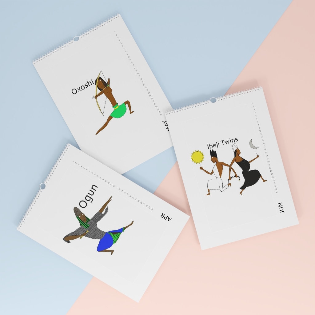 Orisha Wall Calendar (2022) - Etsy