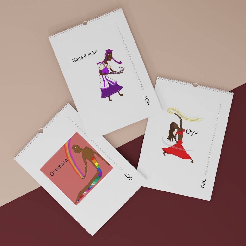 Orisha Wall Calendar 2022 - Etsy