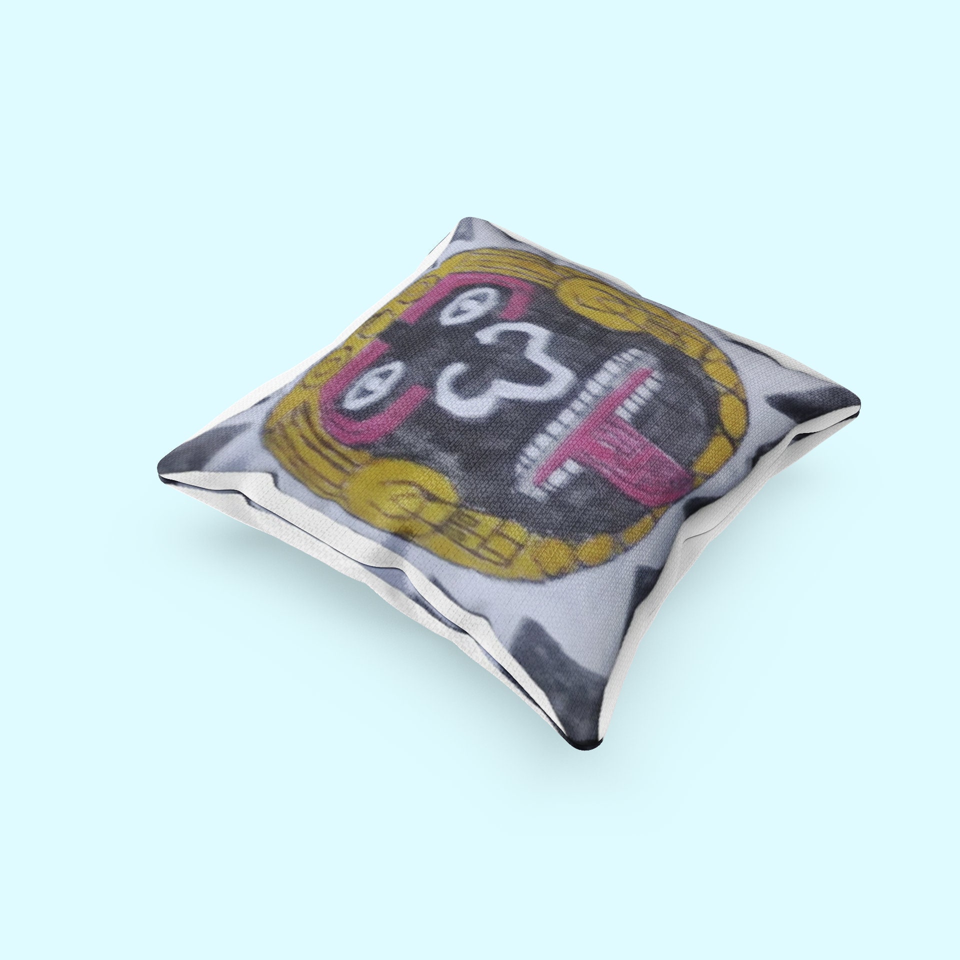 Aztec Eclipse Spun Poliéster Almohada Cuadrada - Etsy España