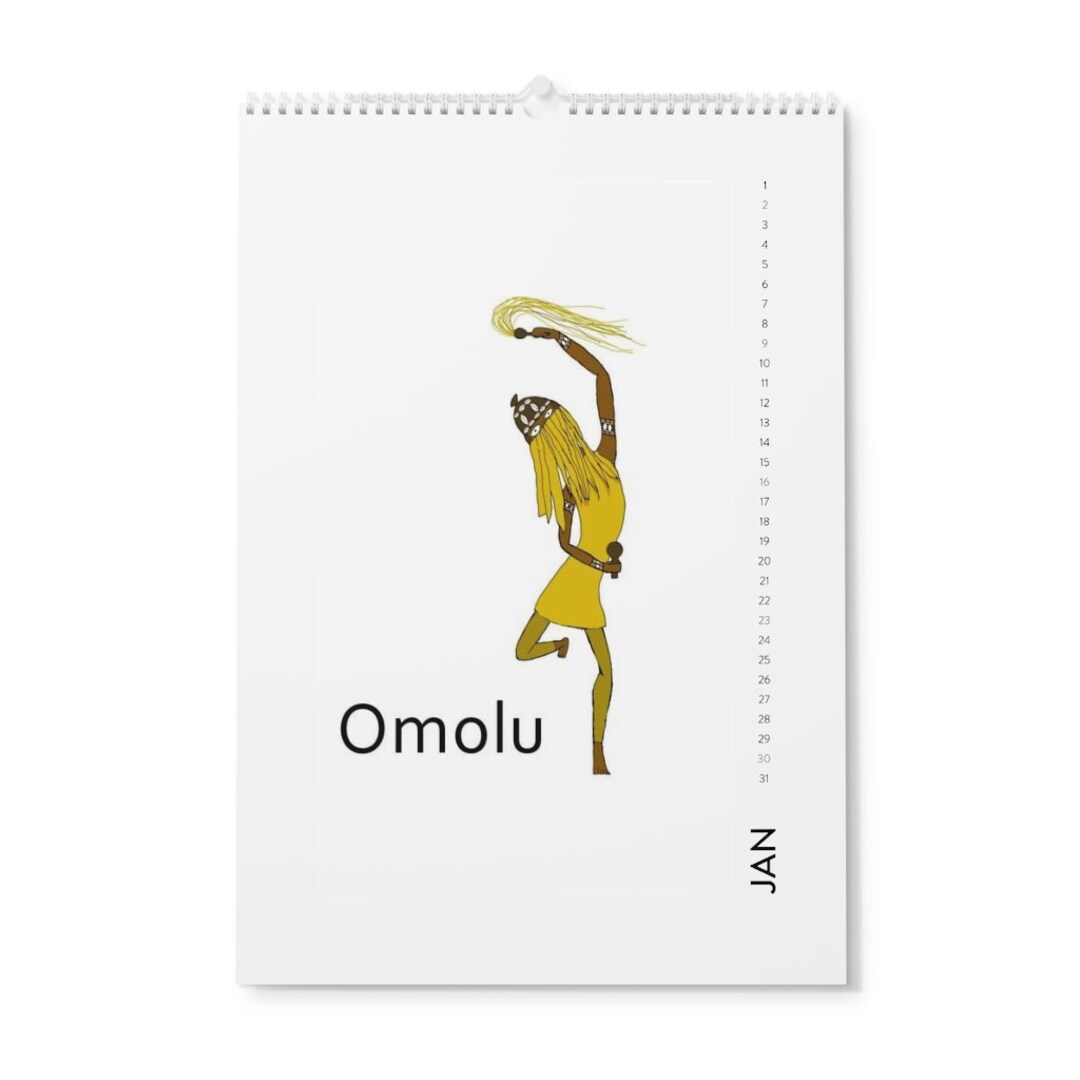 Orisha Wall Calendar (2022) - Etsy