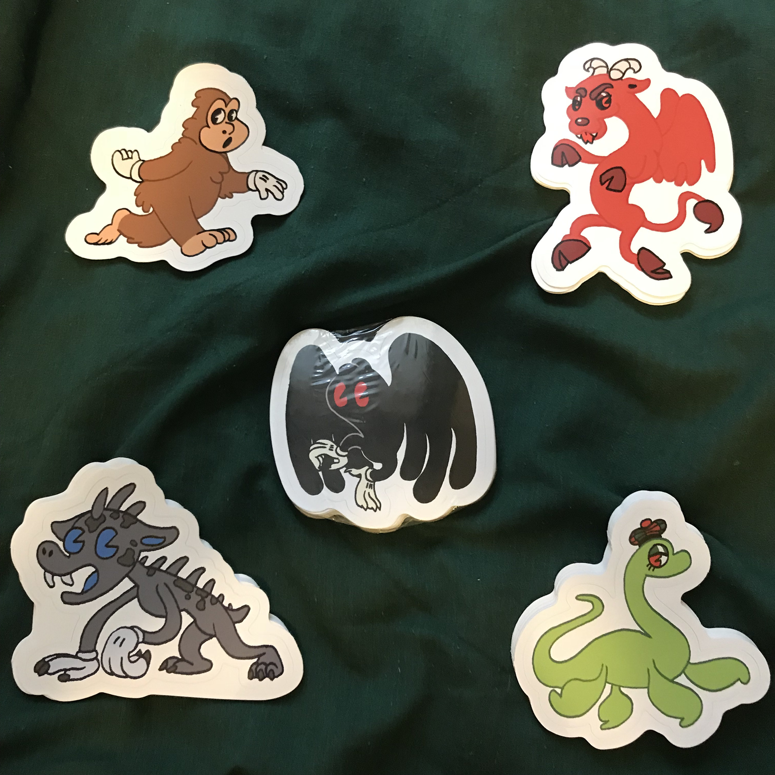 Inkwell Cryptid Stickers | Etsy