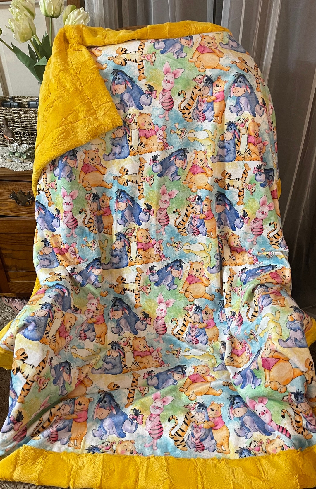 Silly Ole Bear and Friends Minky Cuddle Paired With Minky Luxe - Etsy