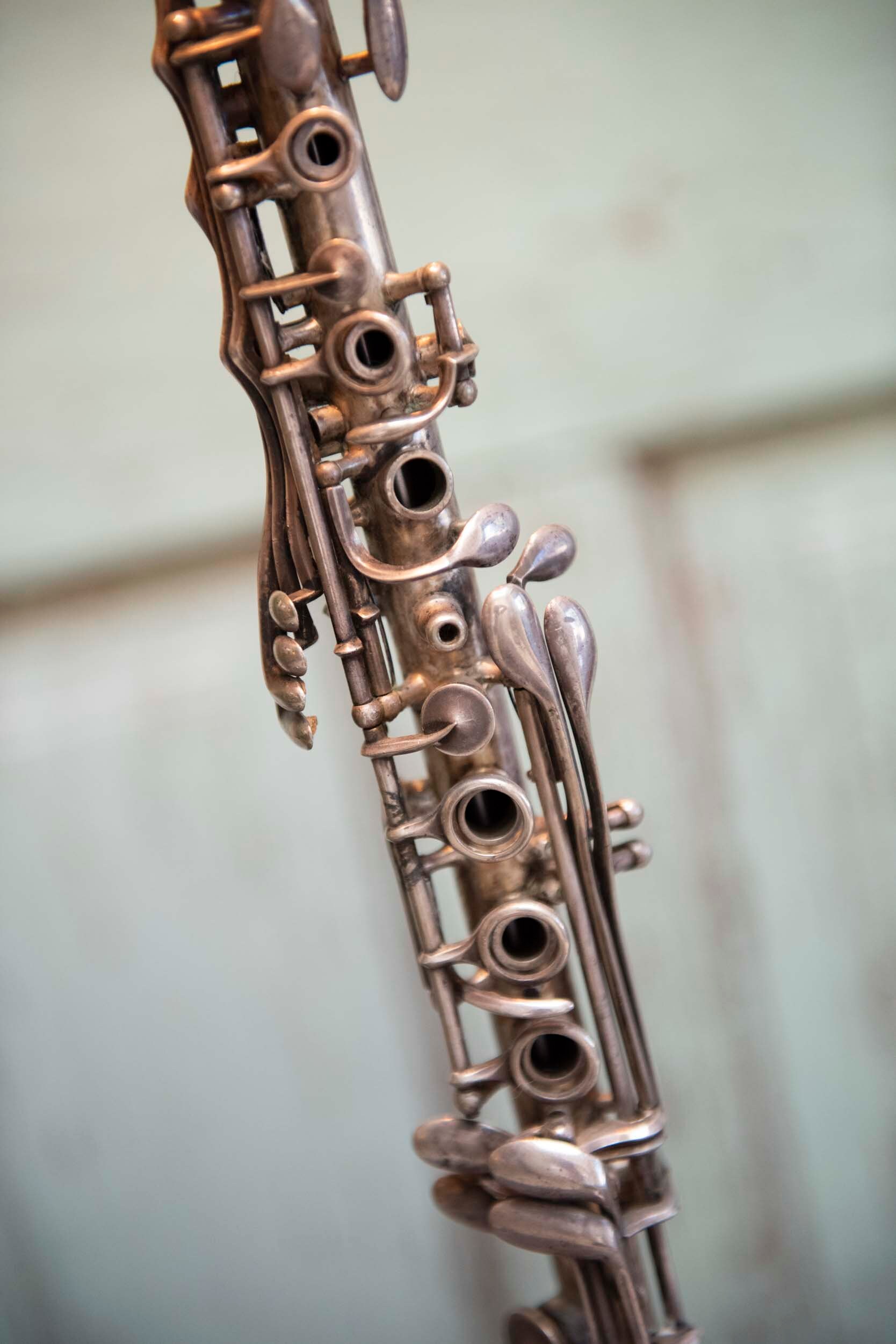 Metal Clarinet Lamp With Cymbal Shade - Etsy