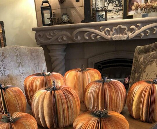 Book Pumpkins for Fall and Halloween - Etsy