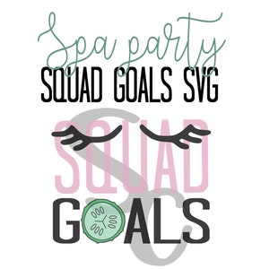 Spa Party Squad Goals SVG File - Etsy