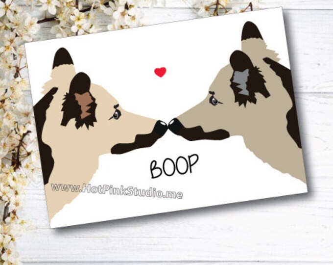 Cute Valentine's Day Card With White Dog White Dog I Love You Card ...
