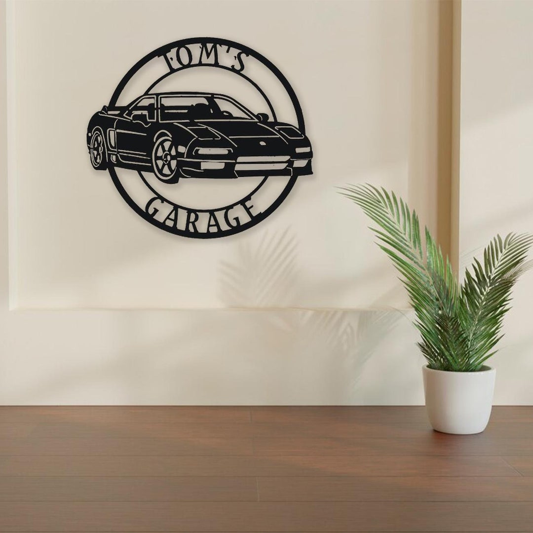 Honda NSX Metal Sign, Honda NSX Sign, Garage Sign, Honda Garage, Honda ...